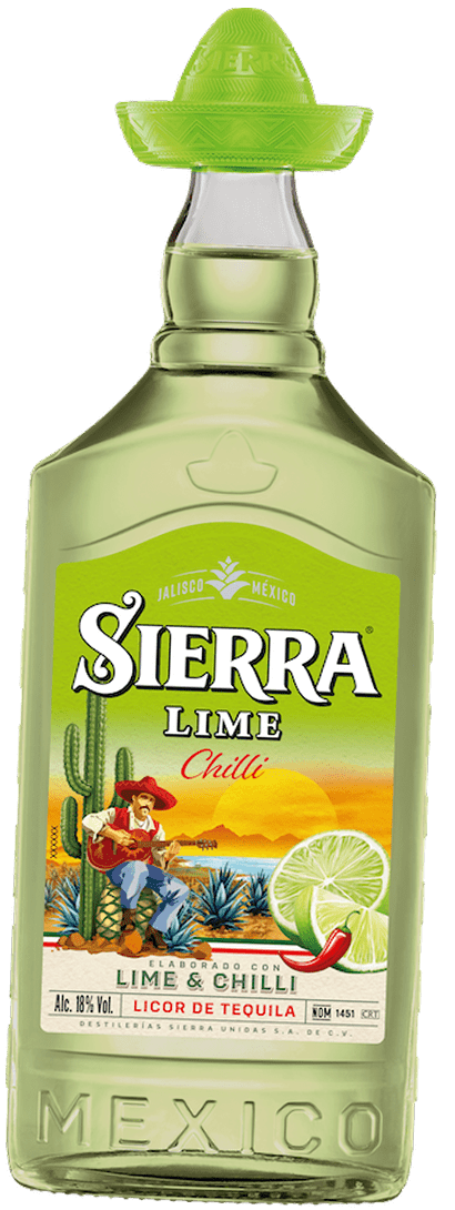 SIERRA, 100% ORIGINAL MEXICAN TEQUILA